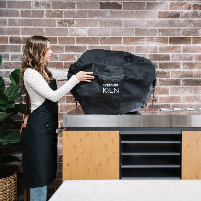 Everdure Kiln Pizza Oven Protective Cover UV and Weather Resistant Bla ...